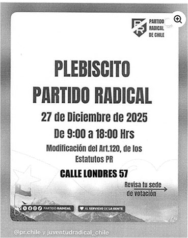 JORGE VARELA:PLEBISCITO EN EL PARTIDO RADICAL